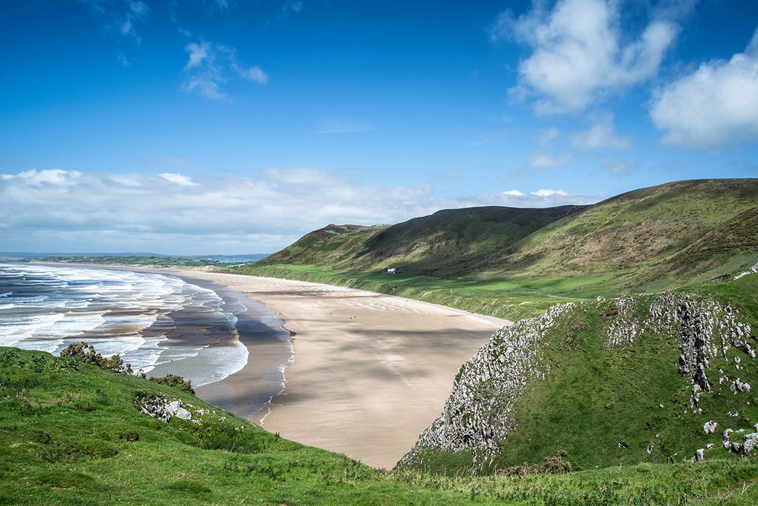 Rhosilli Bay - Gower by Van